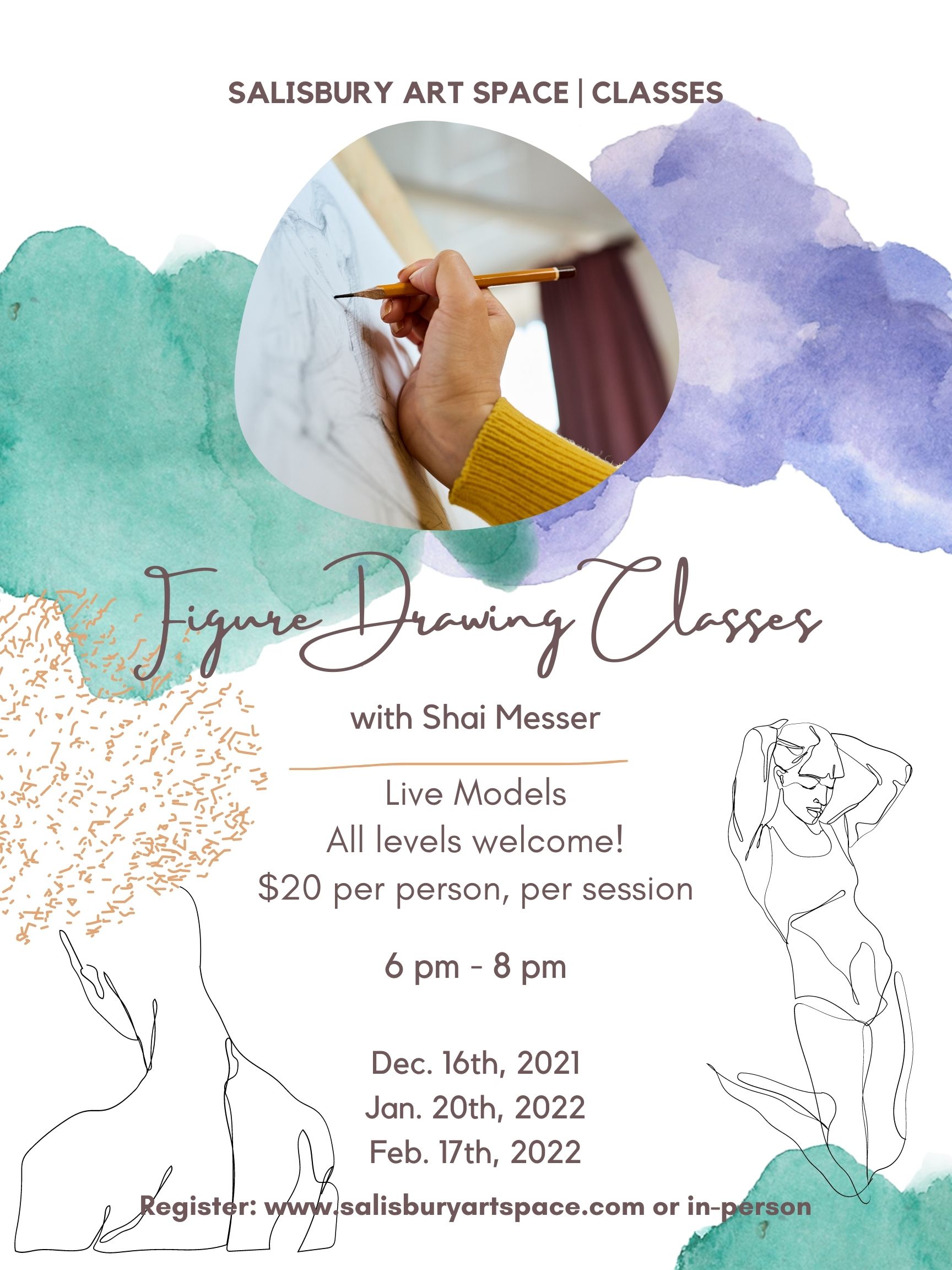 Figure Drawing Classes flyer marketing Figure Drawing Classes flyer marketing